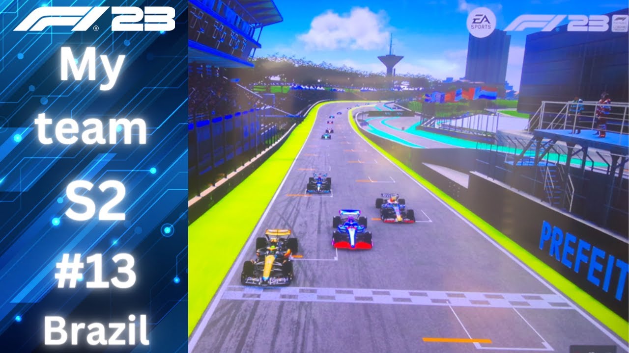 SPINNING in the SPRINT! PHOTOFINISH! F1 23 My team Career mode S2 Part ...