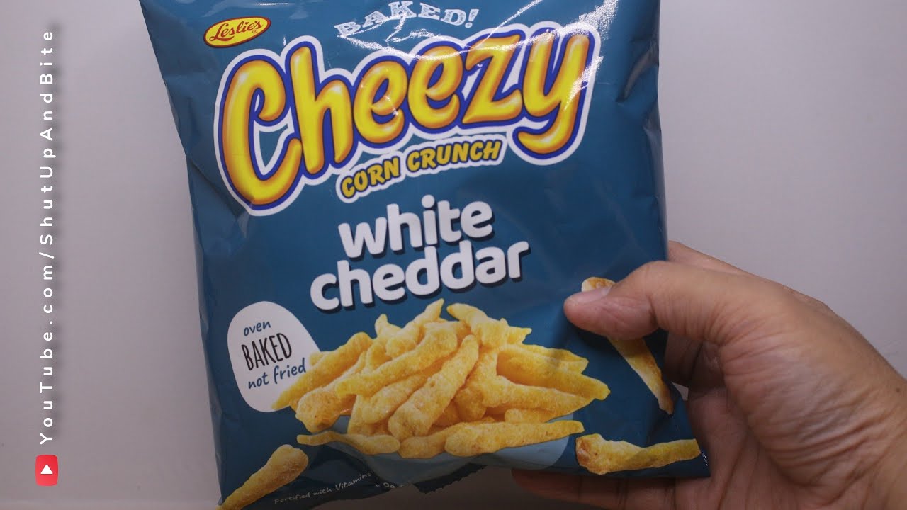 ASMR Mukbang | LESLIE'S CHEEZY CORN CRUNCH WHITE CHEDDAR | Food Review ...