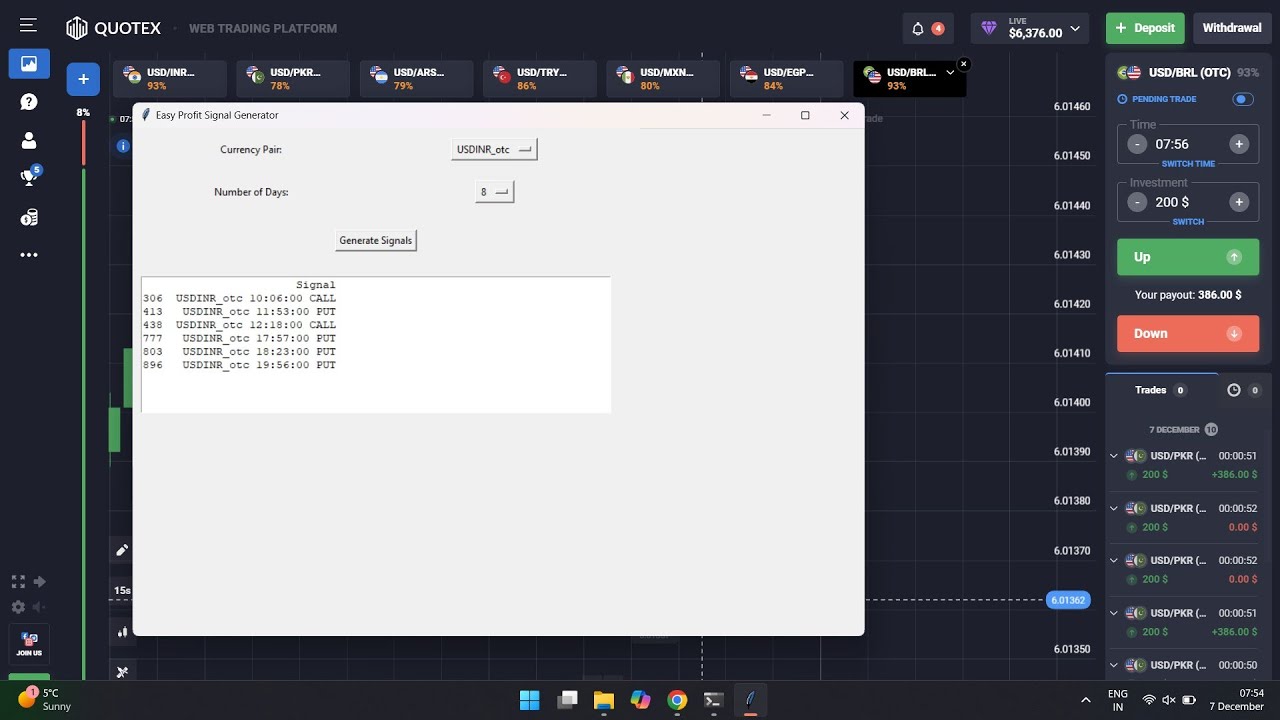 Quotex OTC Signals generator | Quotex OTC Signals software | Quotex ...