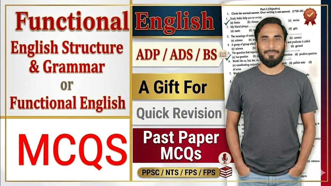ADP / ADS / BS English Structure and Grammar / Functional English past ...
