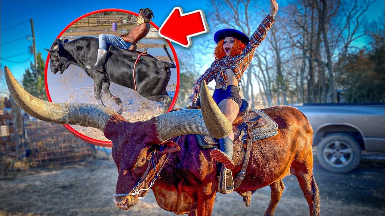 WE WENT BULL RIDING & BANK RISKED IT ALL - YouTube