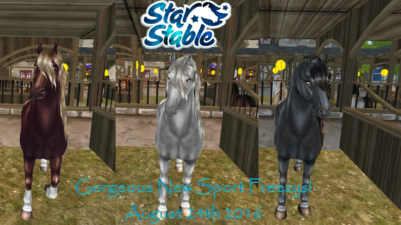 Star Stable Online ~ Gorgeous Freezy Sport Horses - YouTube