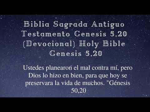 Santa Biblia Antiguo Testamento Genesis 5,20 ( Devocional ) - YouTube