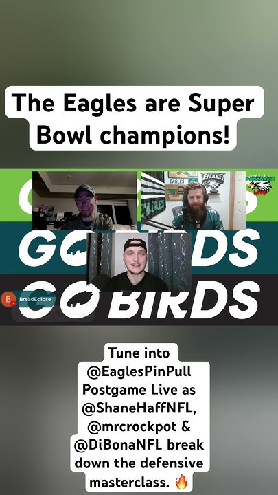 The Eagles are Super Bowl champions! - YouTube