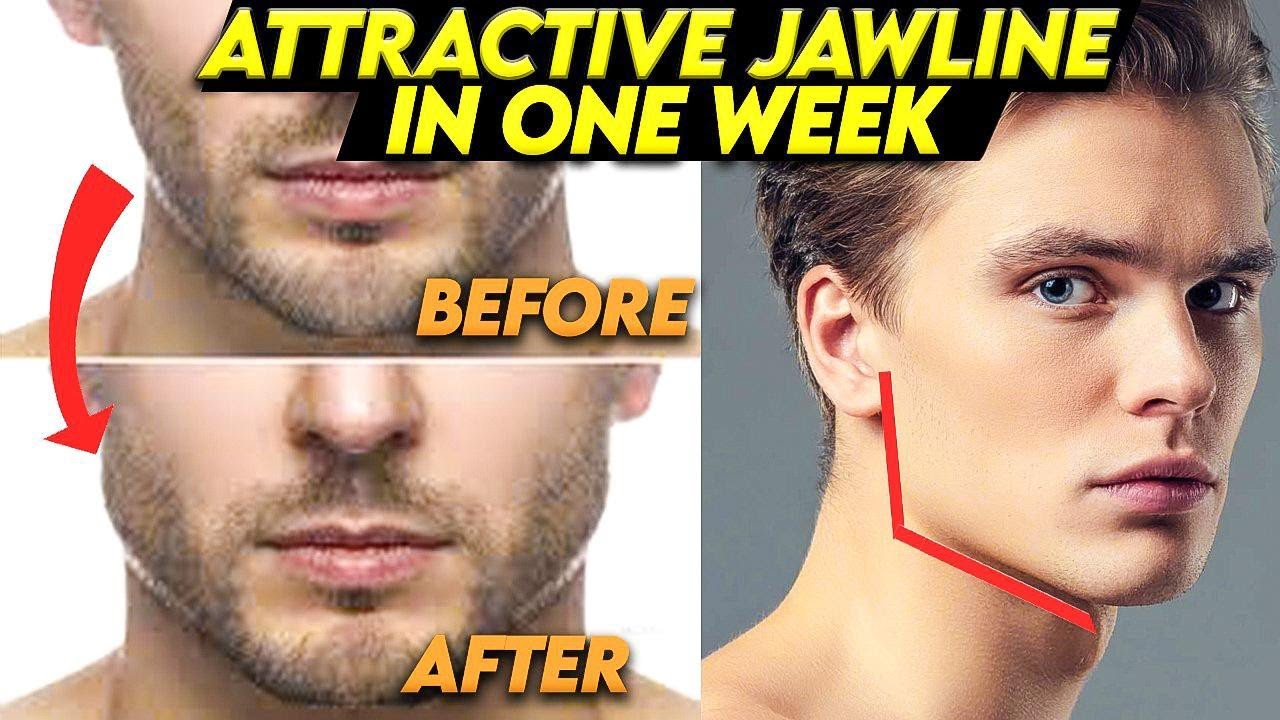 Get a sharp jawline just in 1 Week - YouTube