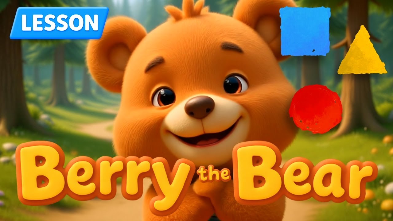 Learn Shapes with Berry 🔺 | Triangle, Circle & Square! - YouTube