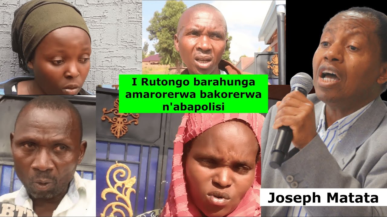 Joseph Matata arabatabariza: Rutongo abaturage bari guhunga amarorerwa ...