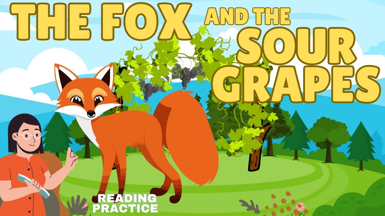 The Fox and The Sour Grapes Story | Fable | with Audio Guide - YouTube