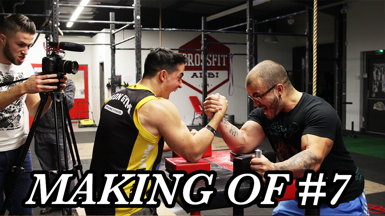 Making of : Tibo Inshape Bras de fer - YouTube