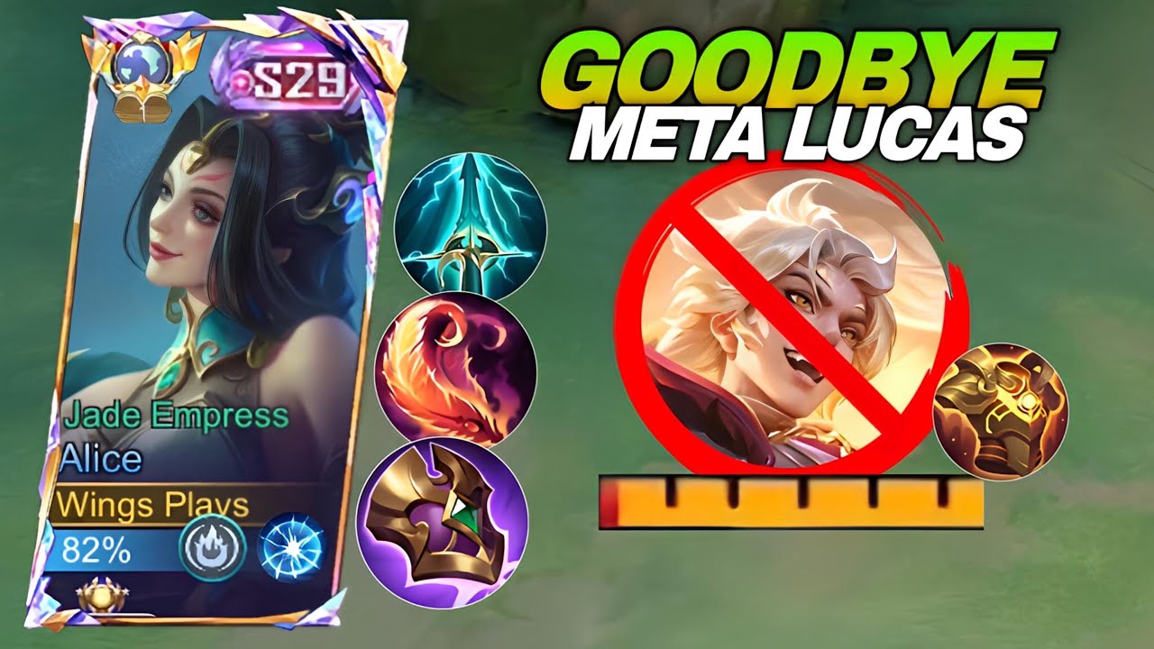 GOODBYE NEW HEROE META LUCAS💀 THIS NEW ALICE BUILD IS BACK TO META!!🔥 ...