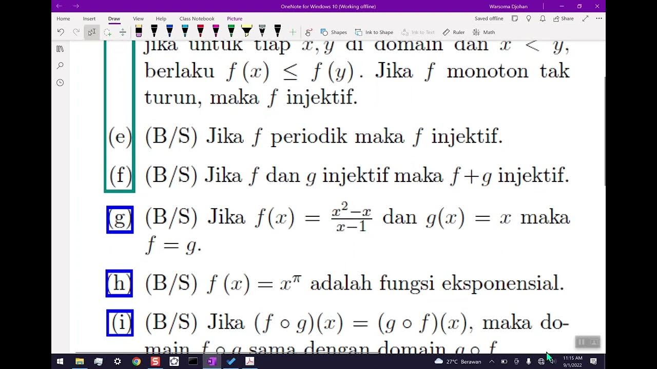 2022 MA1102 Matematika 1B K05 Pertemuan 6 Tutorial 1 - YouTube