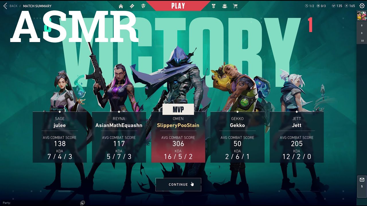 ASMR: valorant - YouTube