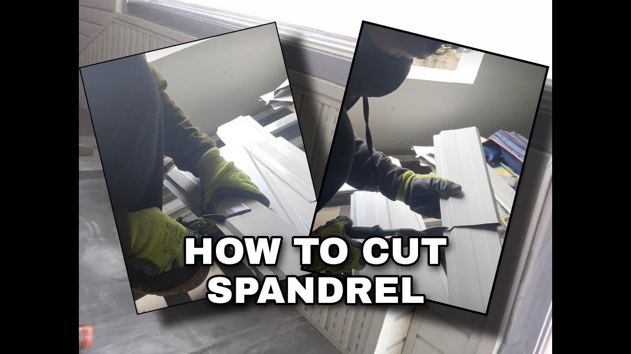 How to cut spandrel - YouTube