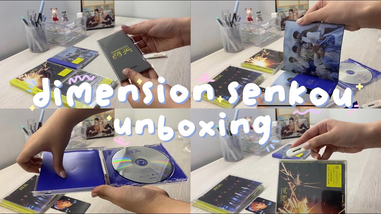 enhypen dimension : senkou unboxing : limited a, limited b, standard ...