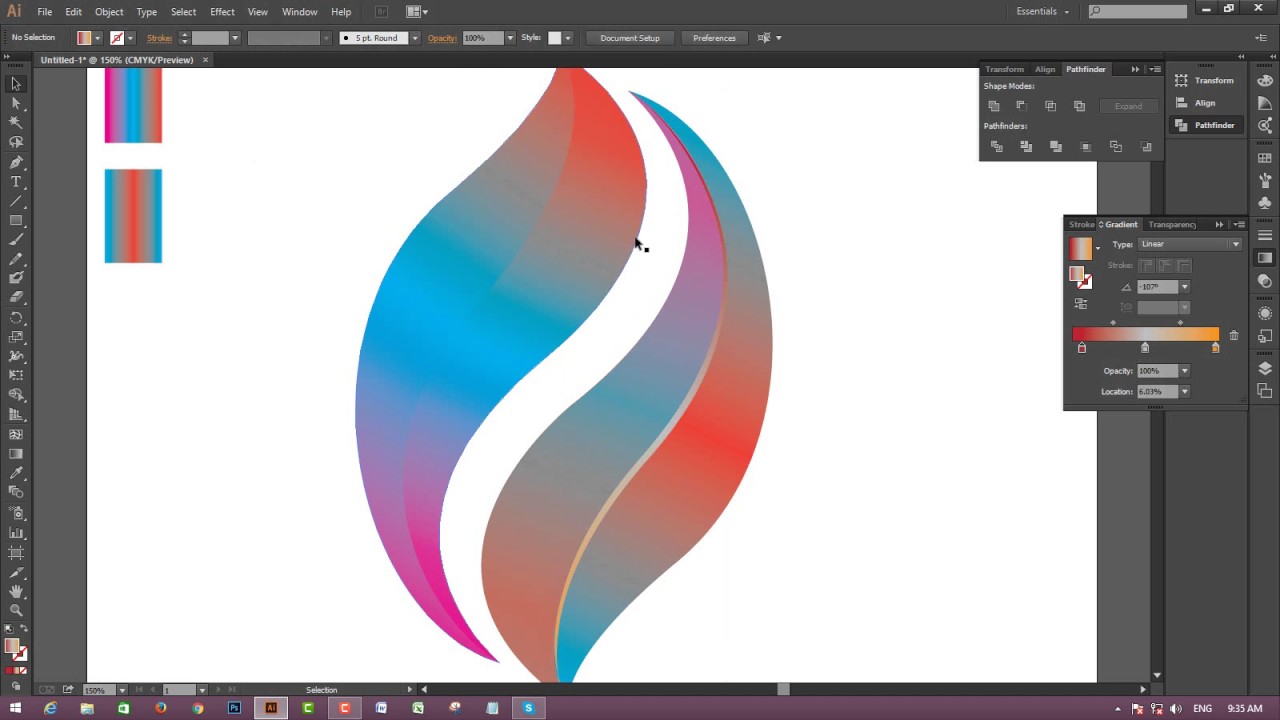 Logo Design With Adobe Illustrator Cc Illustrator Cc Cs6 Tutorial Youtube