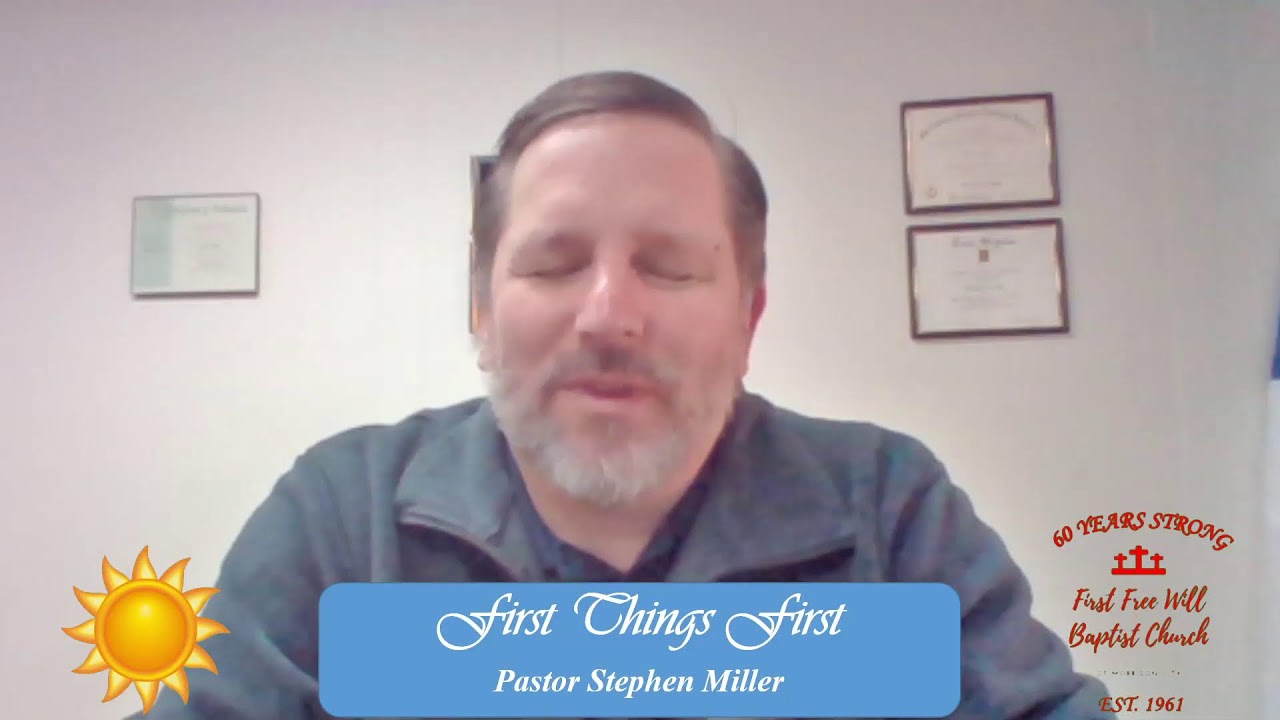 First Things First - YouTube