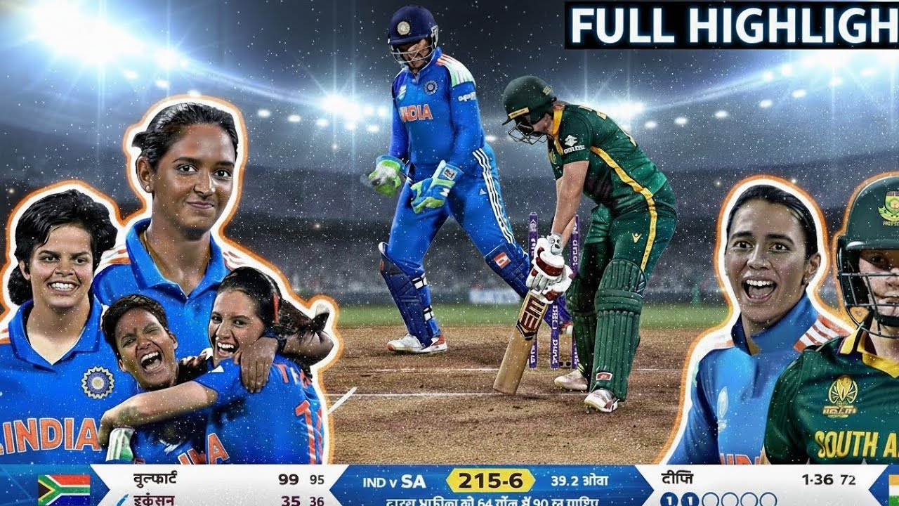 India vs South Africa Final Highlights | Shefali Storm | India Won The ...