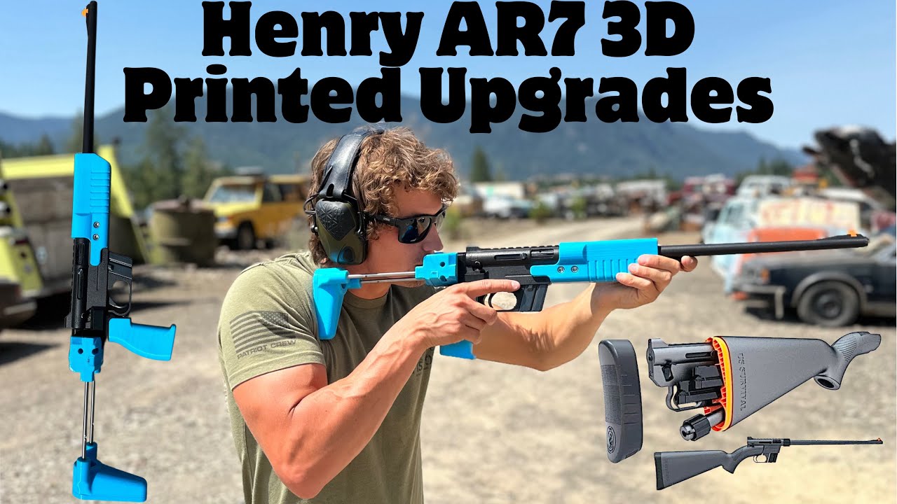 Henry survival rifle, With 3D Printed Upgrades! - YouTube
