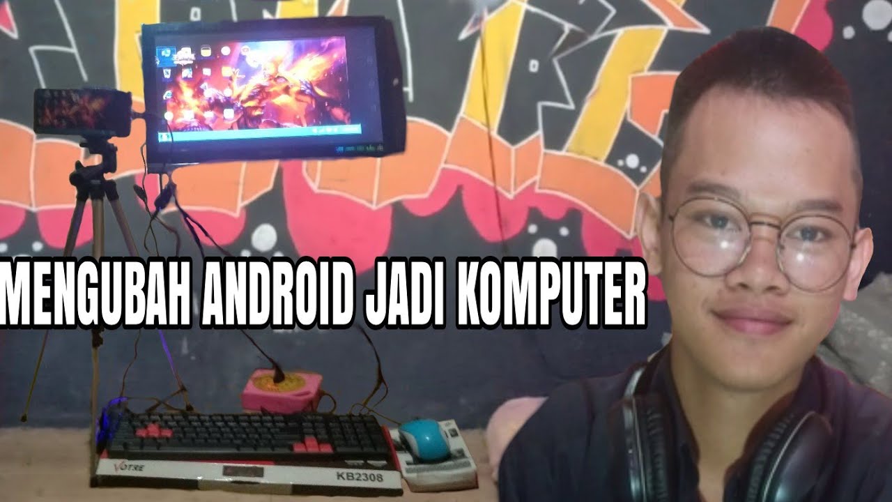 Cara mengubah smartphone android menjadi PC/Komputer 100% tampilan ...