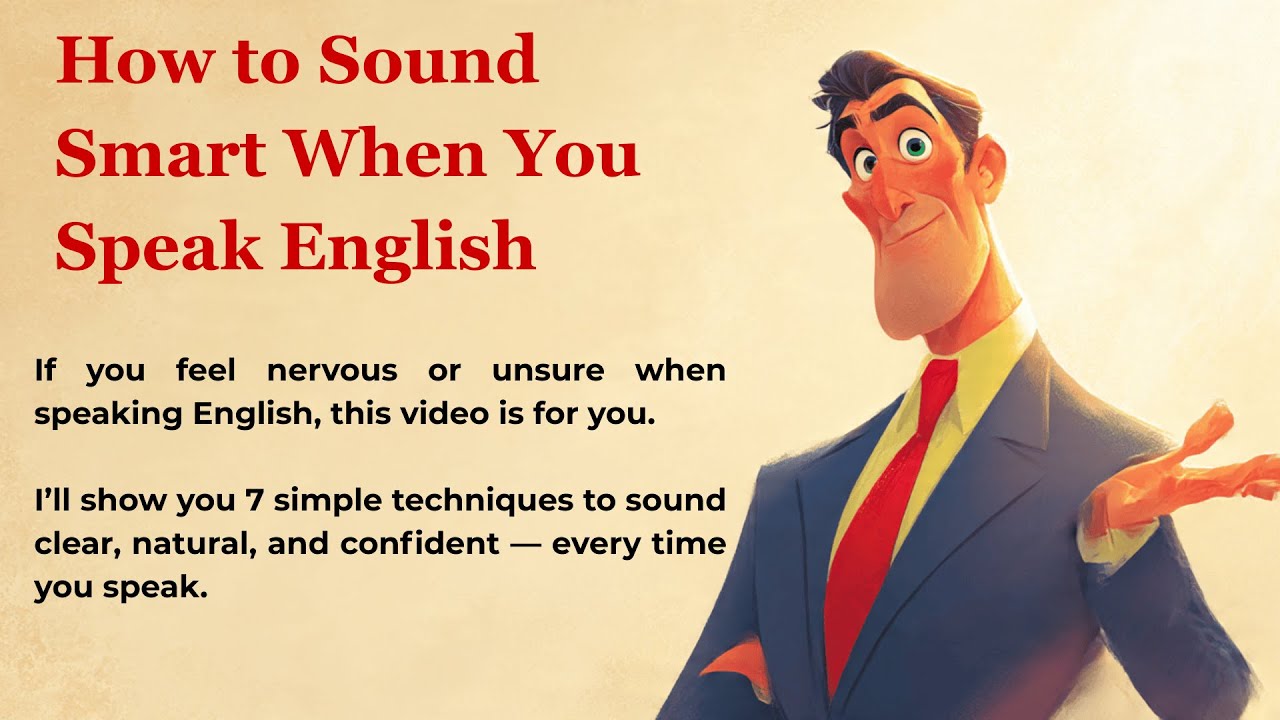 How to Sound Smart When You Speak English? - YouTube