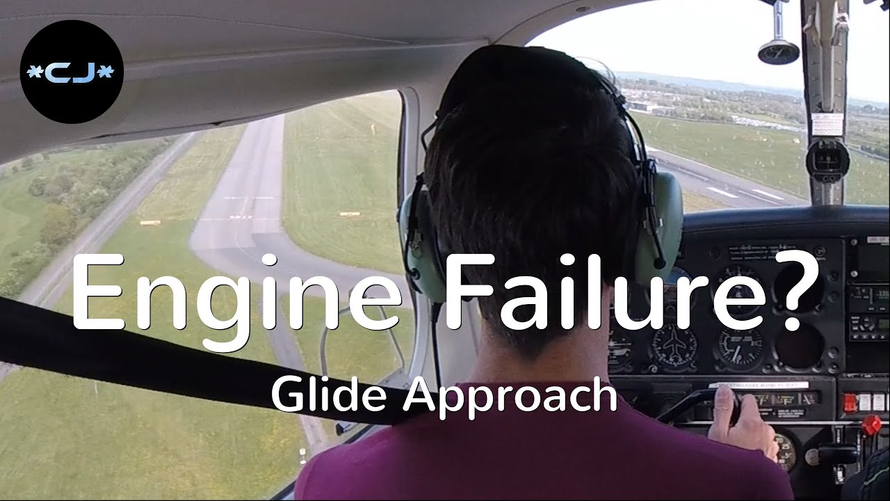 CJ The Pilot | Engine Failure When Landing | Simulated Engine Failure | Glide Approach - YouTube
