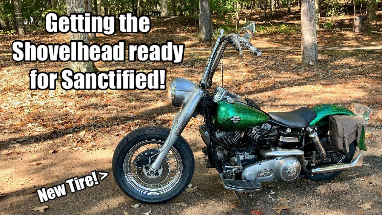 Getting the Shovelhead Ready for Sanctified Show - Custom '76 Harley ...