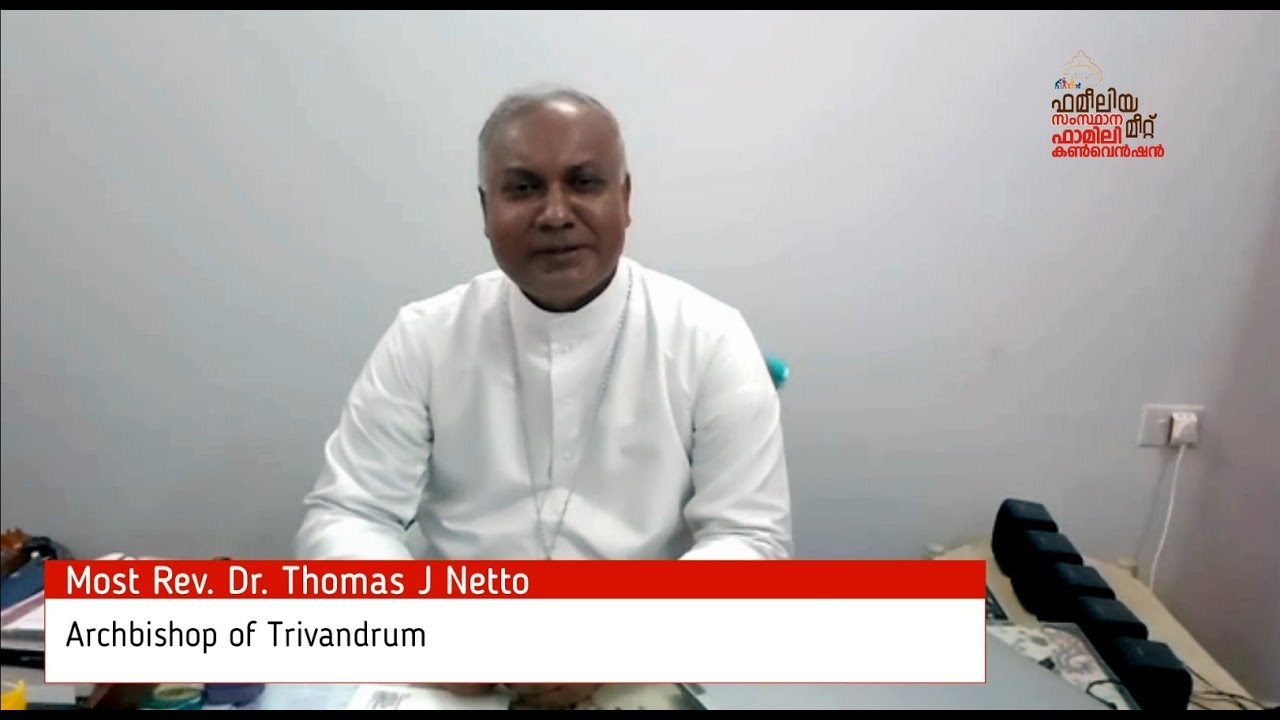 Wishes from Trivandrum Archbishop Most Rev. Dr. Thomas J Netto - YouTube