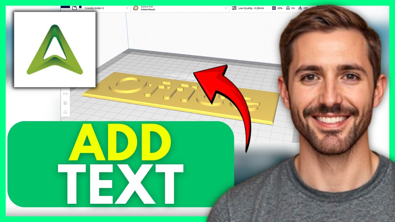 How To Add Text In Creality Slicer (EASY) 2026 - YouTube