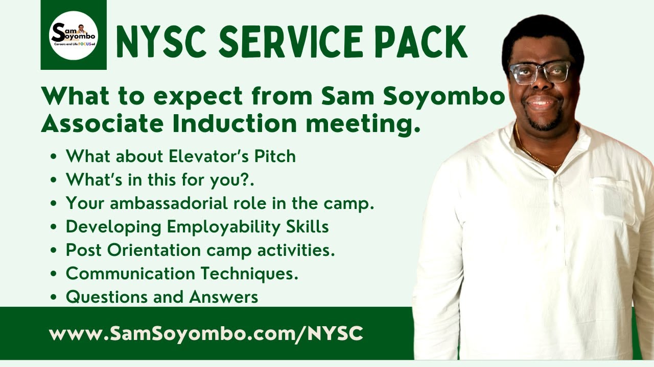 NYSC Associates Induction Meeting with Sam Soyombo - YouTube