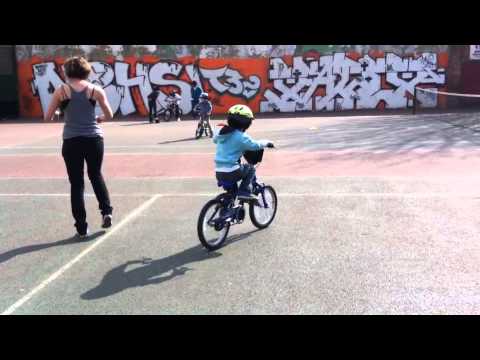 First Time Riding A Bike! - YouTube