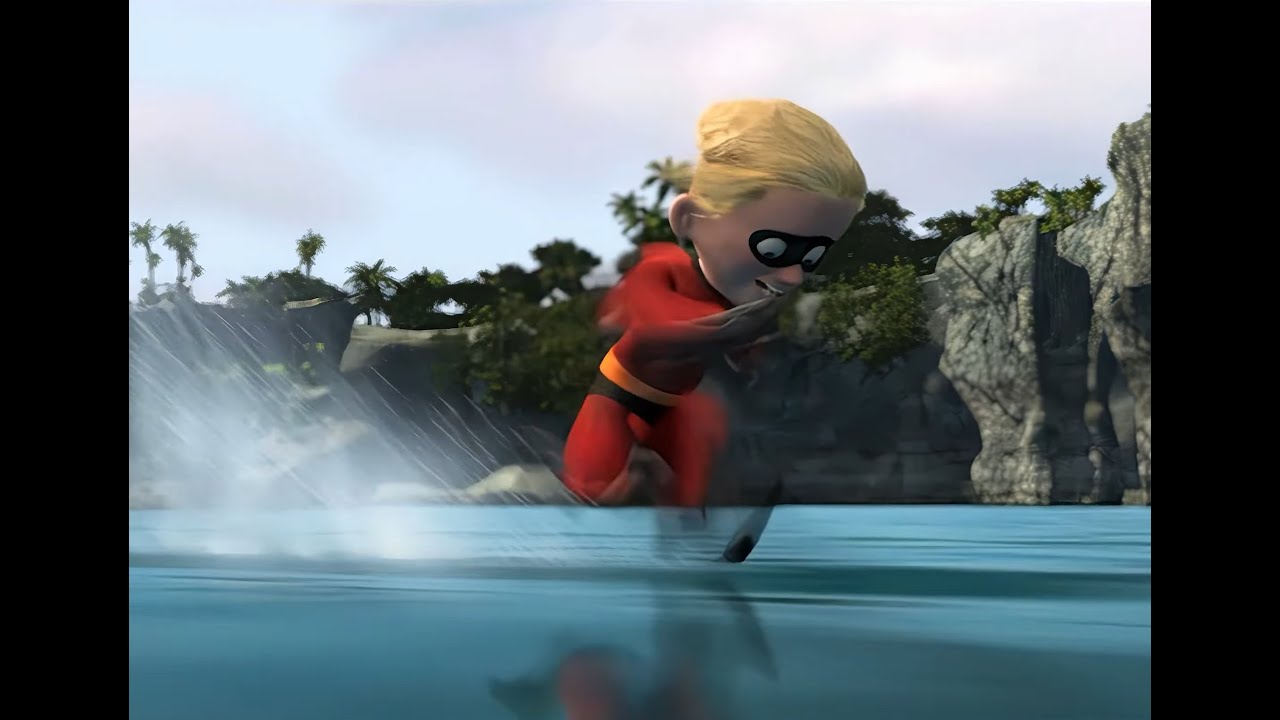 The Incredibles Dash Running On Water