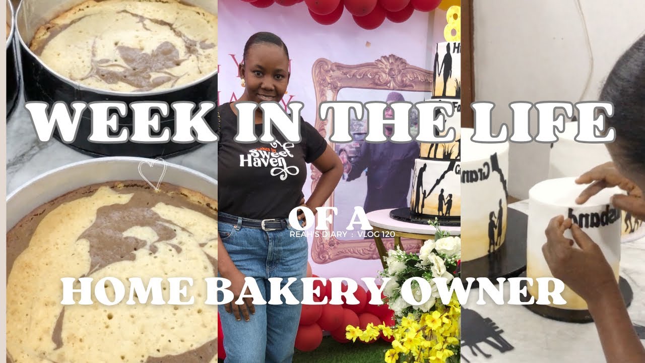 A WEEK IN THE LIFE OF A HOME BAKERY OWNER | CAKE DECORATING - YouTube