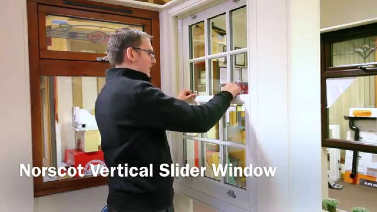 Norscot Vertical Slider Window - YouTube