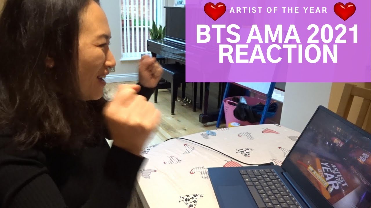 BTS 💜AMA 2021 'Artist Of The Year' 🏆 reaction | 방탄소년단 2021 AMA 대상 수상 🎉리액션 - YouTube