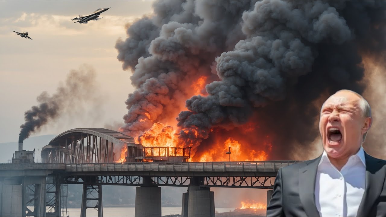 TERRIFYING! Crimean Bridge collapses in an instant, here's what ...
