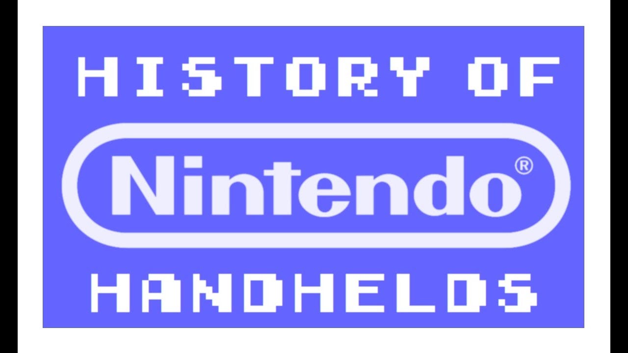 Nintendo Handheld Console History - YouTube