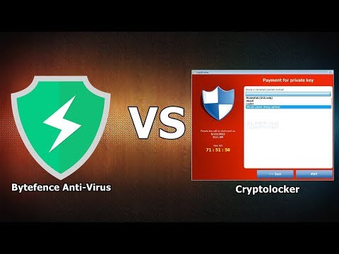 Bytefence VS Cryptolocker {A-V Test #10}