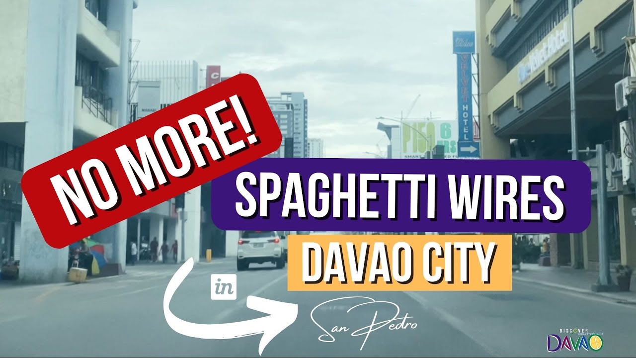 No more spaghetti wires Davao City 2023, underground project | Discover ...