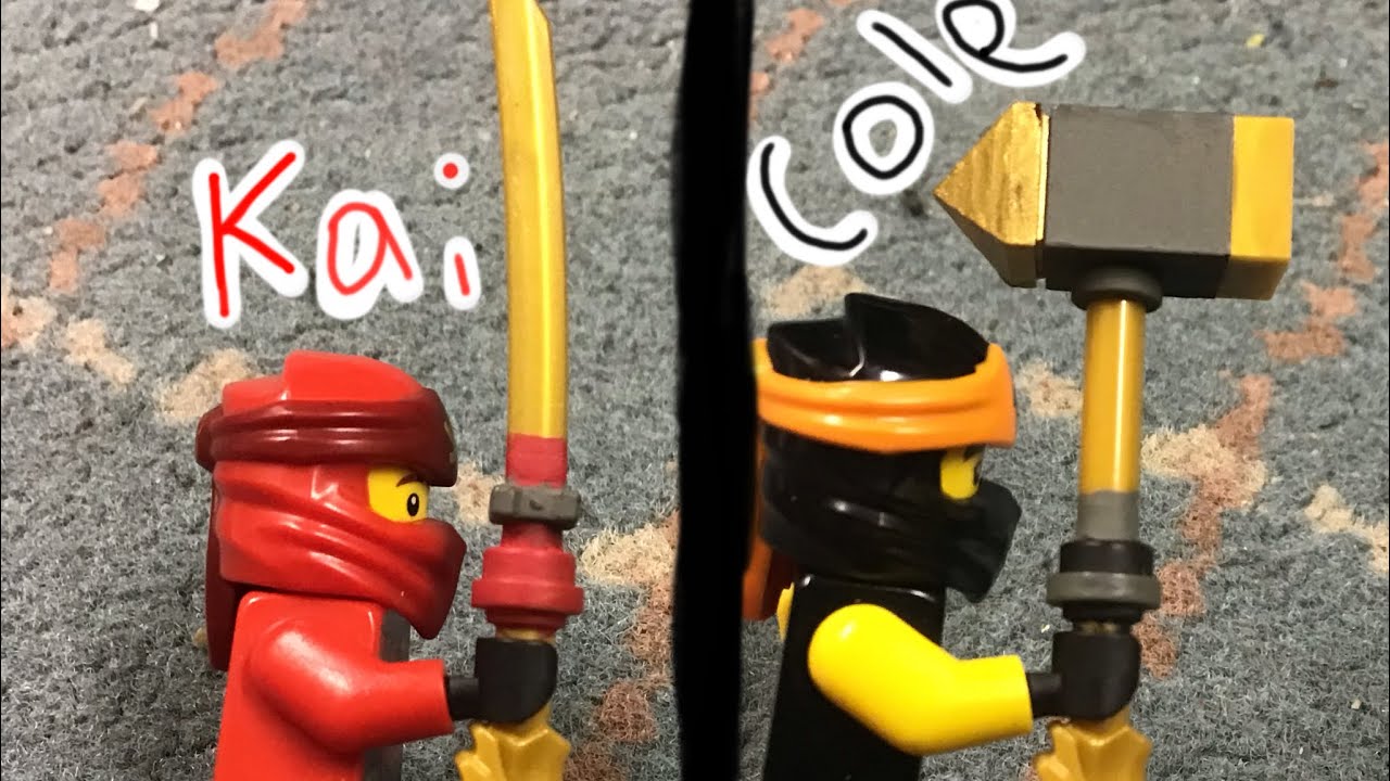 #LEGO #Ninjago My customized weapons for Kai and Cole from LEGO Ninjago ...