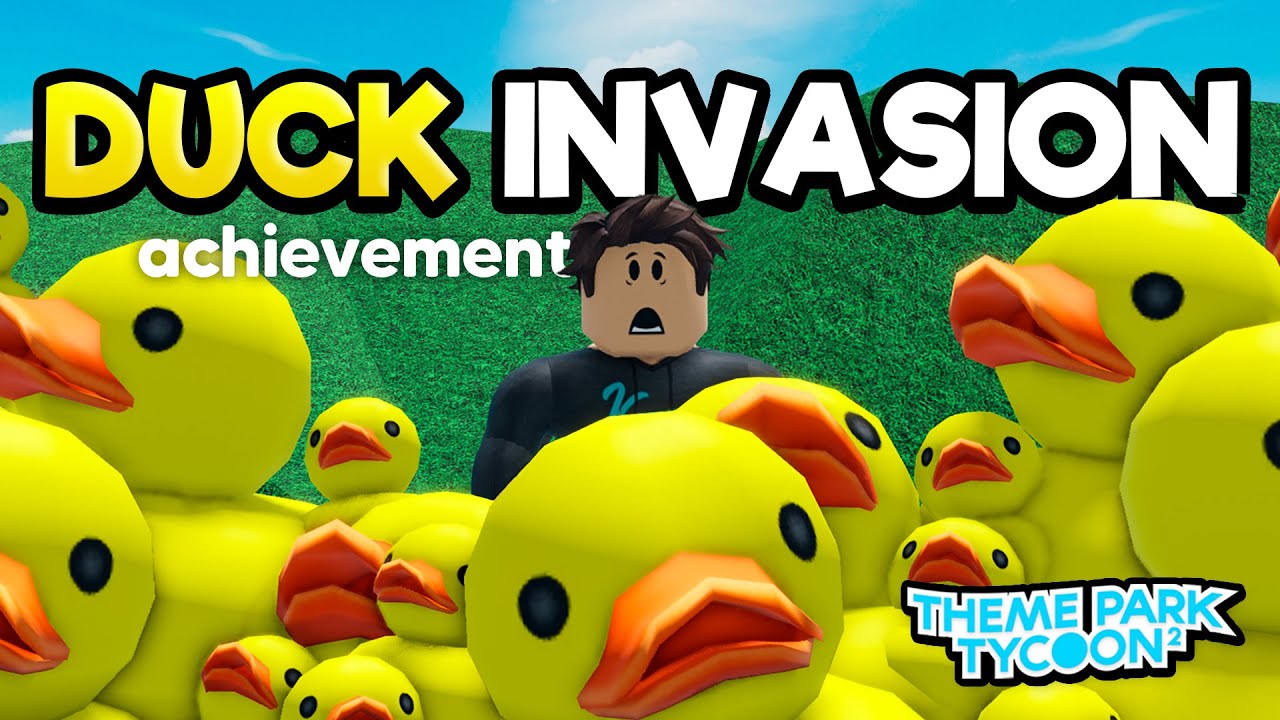 How To Unlock EVIL DUCKS in Theme Park Tycoon 2! ‏🦆 (Mega Duck Invasion Achievement) - YouTube