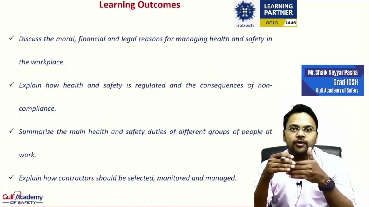NEBOSH IGC Element 1 Intro - YouTube