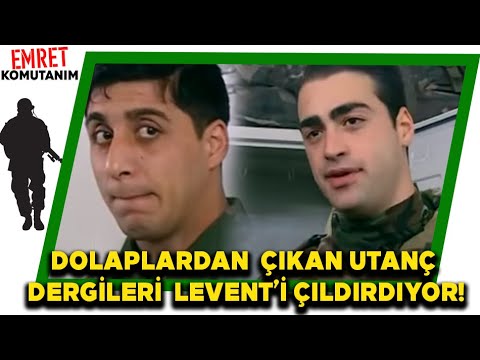 ASKER DOLAPLARINDAN ÇIKAN UTANÇ DERGİLERİ YÜZBAŞI LEVEN'İ ÇILDIRTIYOR | Emret Komutanım 75. Bölüm