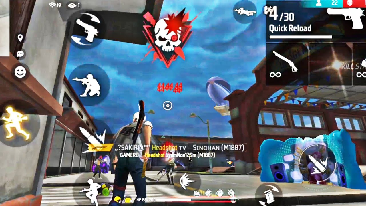 3 Fingers custom hud sitting 😱 in mobile @DarkTipsff @PagalM10 #gameru ...