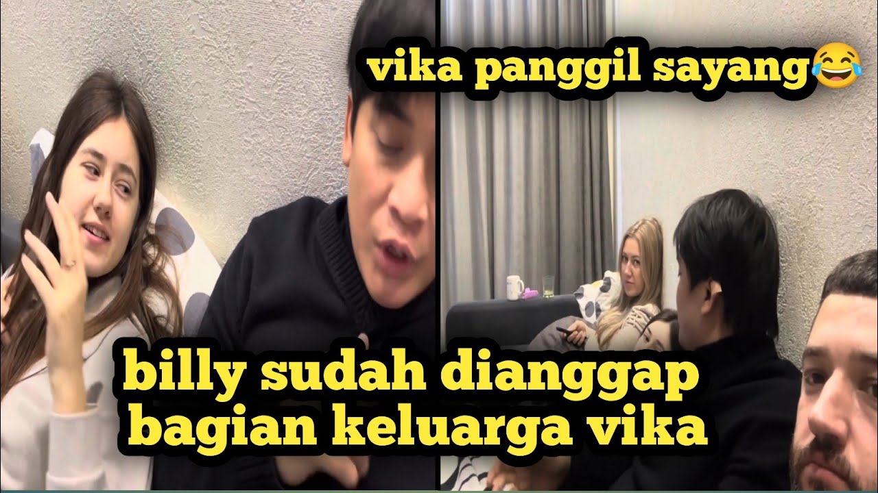 keseruan Billy Syahputra dan vika bersama keluarga di kamar - YouTube