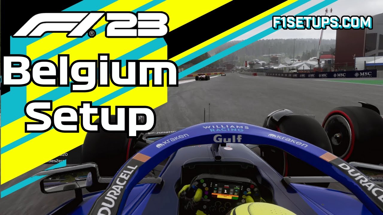 F1 23 Belgium Setup - YouTube
