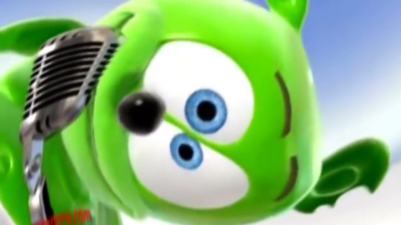 i'm a gummy bear but every time he says gummy bear it gets bass boosted ...
