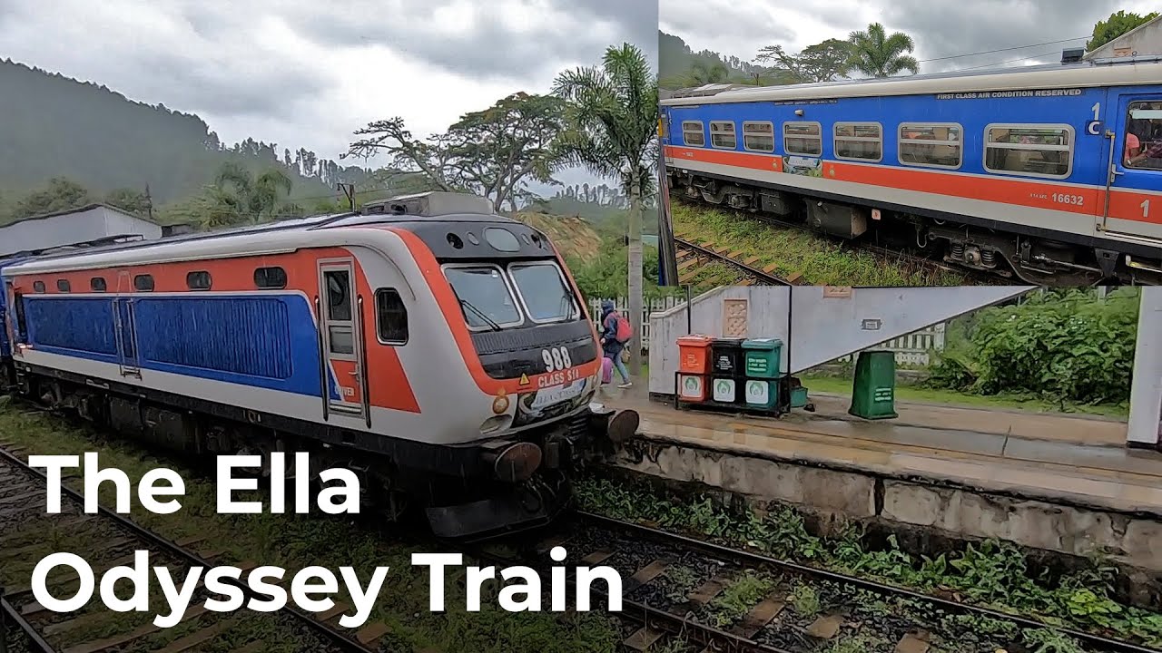 The Ella Odyssey Train Spotted at Ella Railway Station in Sri Lanka ...