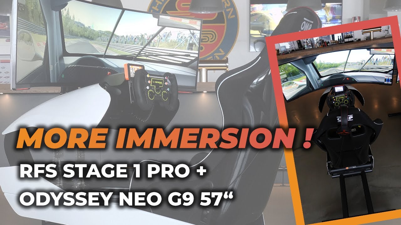 More immersion with the 57" version of the Samsung Odyssey G9! High-end ...