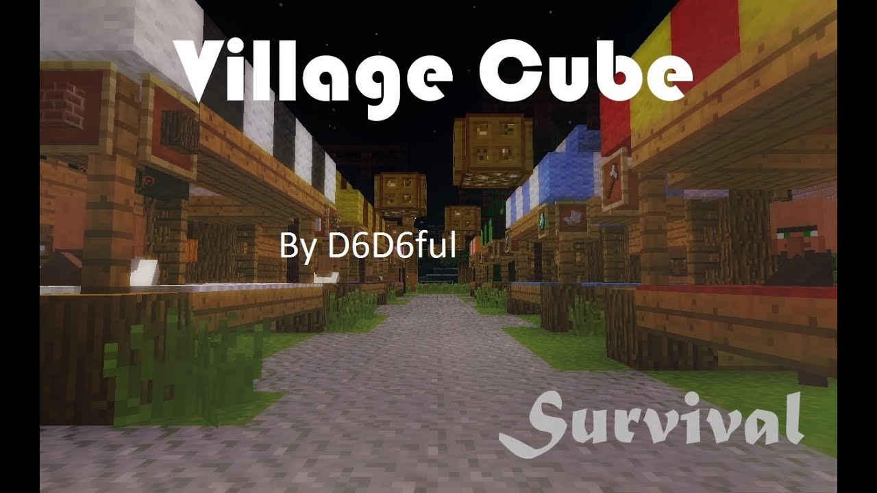 Magyar Minecraft Village Cube Survival 2.2 - YouTube