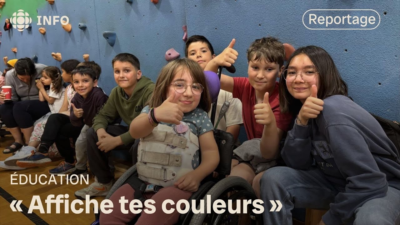 « Affiche tes couleurs » à l’école la Maisonnée de Sherbrooke - YouTube